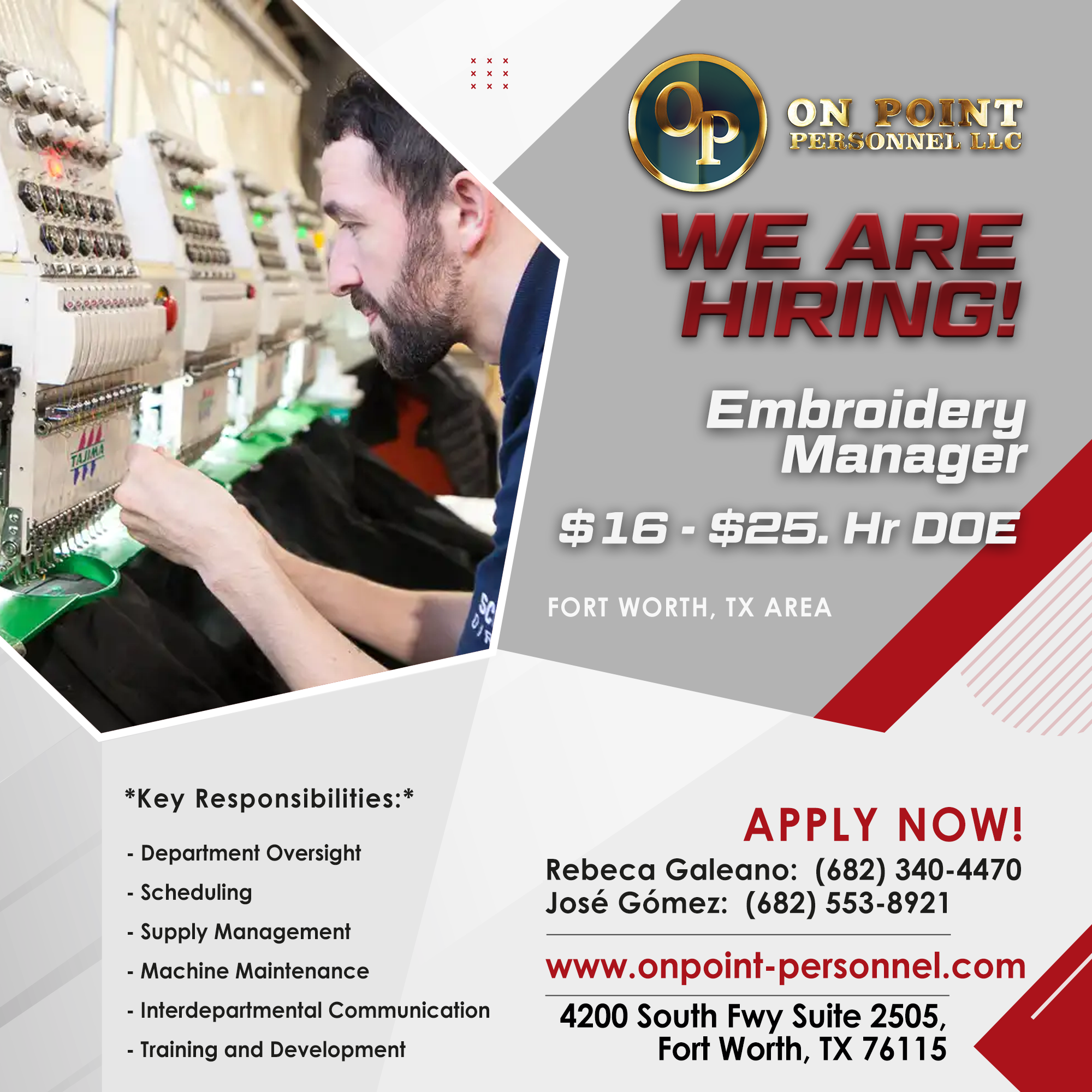 Our Job Opportunities